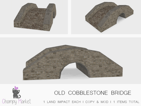 Second Life Marketplace - Old Cobblestone Bridge